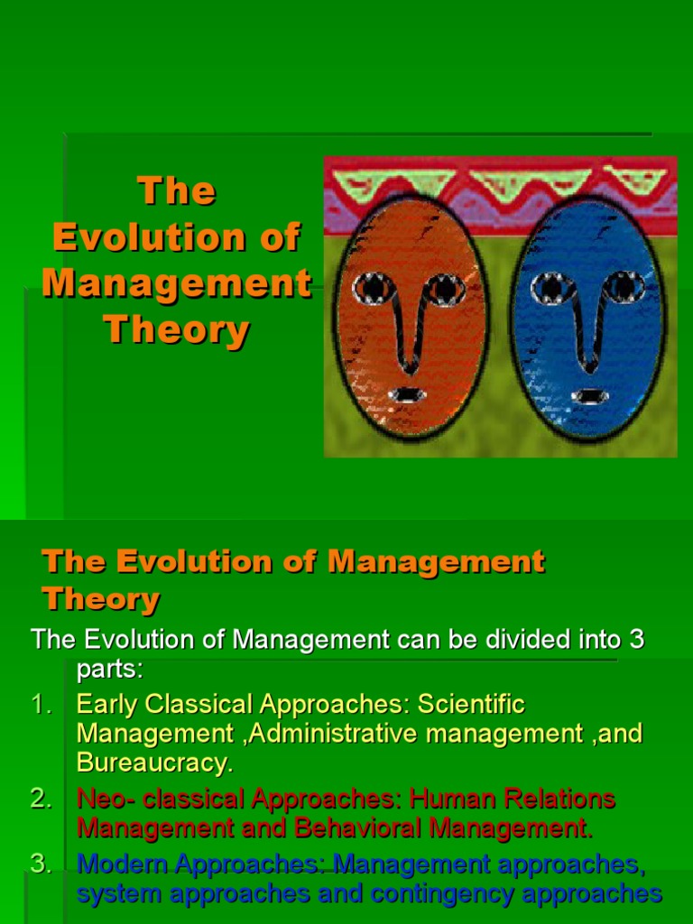 The Evolution of Management Theory Chapter 2 | Bureaucracy | Science