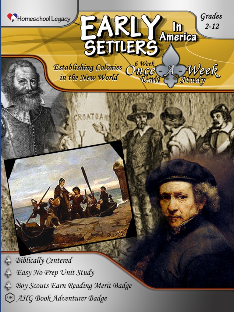 Early Settlers e Book | Boy Scouts Of America | Plymouth Colony
