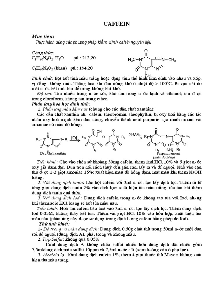 Cafein | PDF