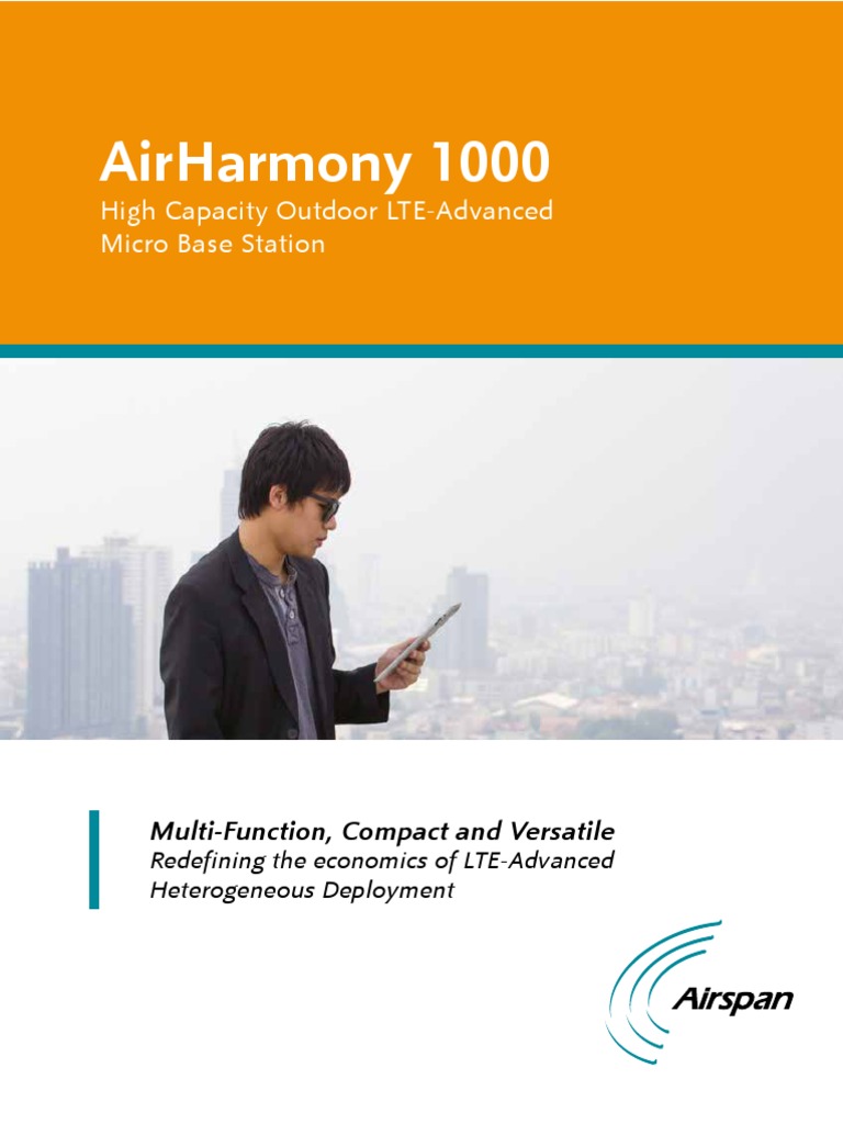 AirSpan AirHarmony | PDF | Lte Advanced | Lte (Telecommunication)