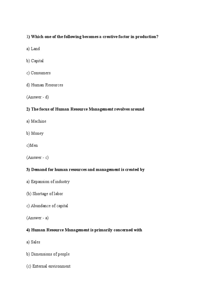 HRM Question Bank | PDF | Human Resource Management | Recruitment