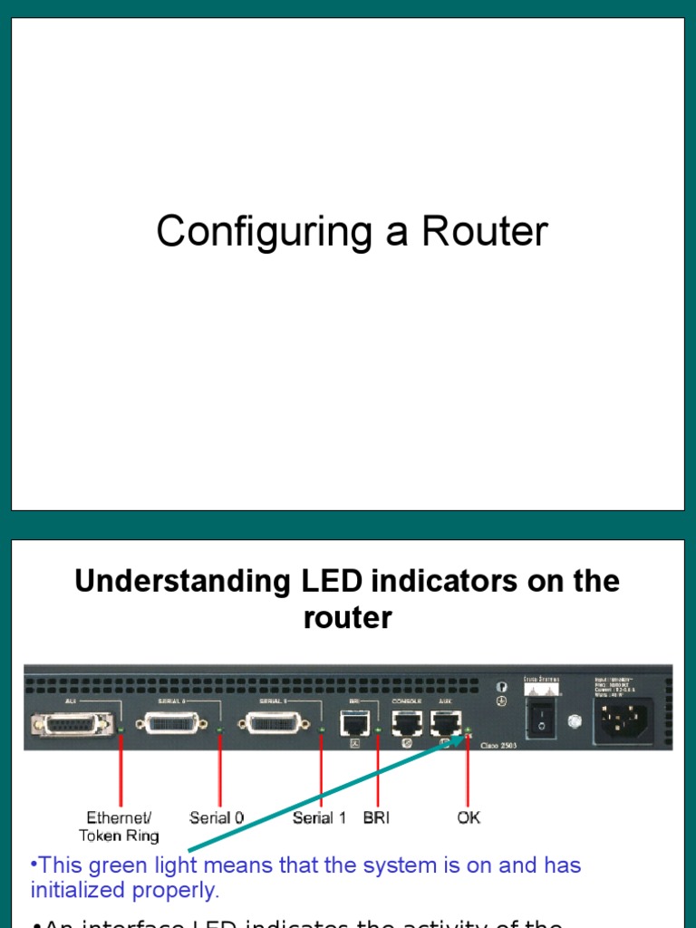 Day 5.3 Configuration of Router | PDF | Command Line Interface | Router ...