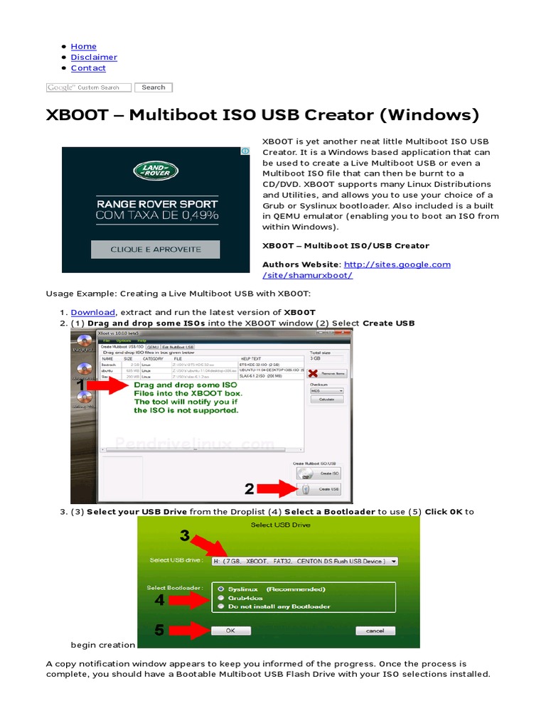 Multiboot USB Creation Guide | PDF | Usb Flash Drive | Booting