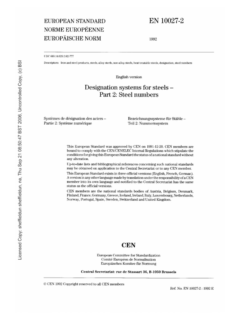 En 10027-2 PDF