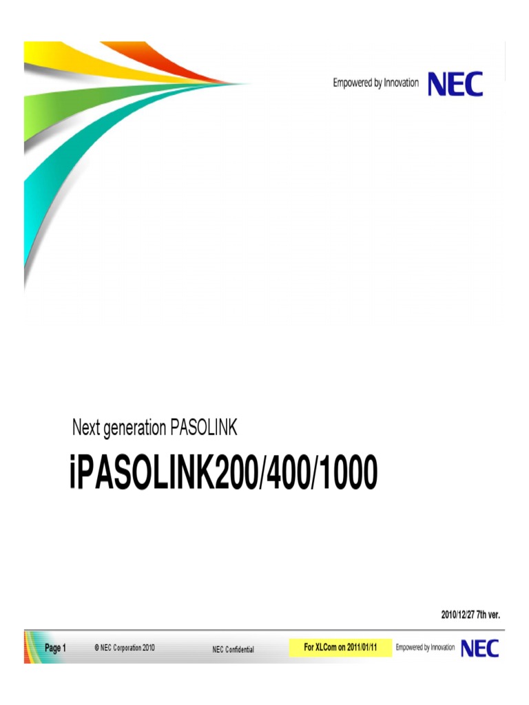 IPaso Introduction Presentation | PDF | Ethernet | Multiprotocol Label ...