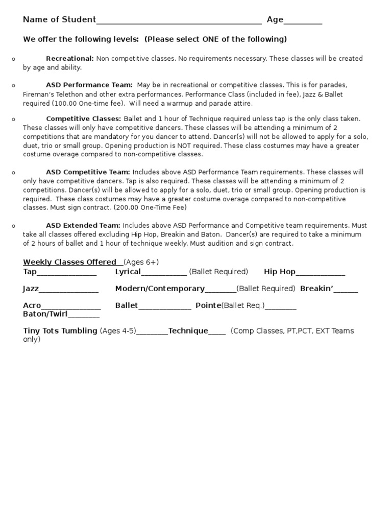 Registration Form 2015 Back Side | PDF