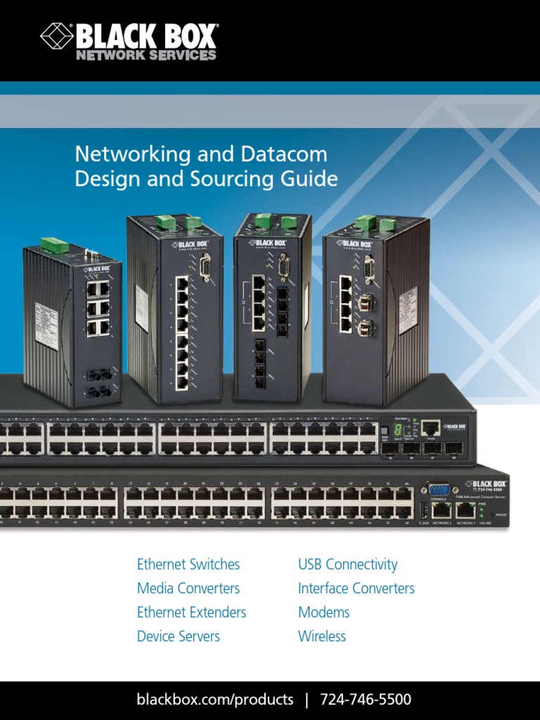 Black Box Catalog | PDF | Network Switch | Computer Network