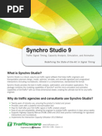 Trafficware Synchro Studio Overview | PDF | Traffic | Computing