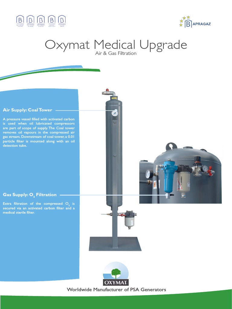 Oxymat Medical Oxygen Filtration Upgrade | PDF