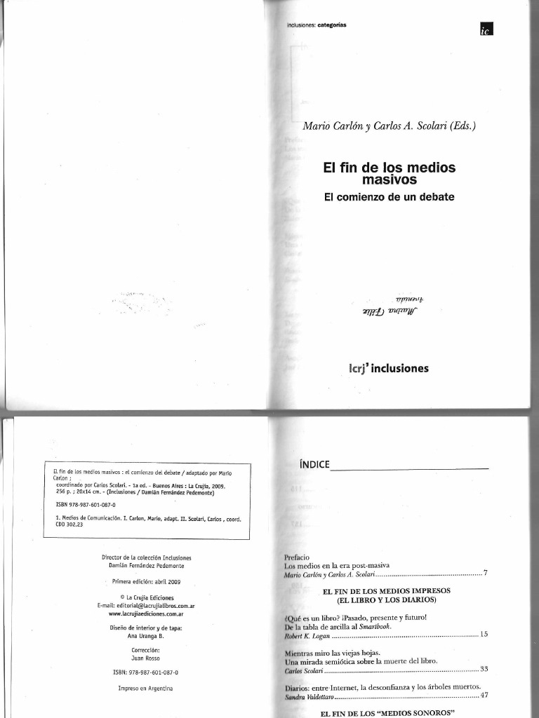 ¿Autopsia A La Televisión¿ Mario Carlón | PDF