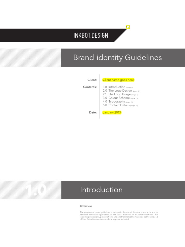 Brand-Identity Guidelines | PDF | Communication Design | Art Media