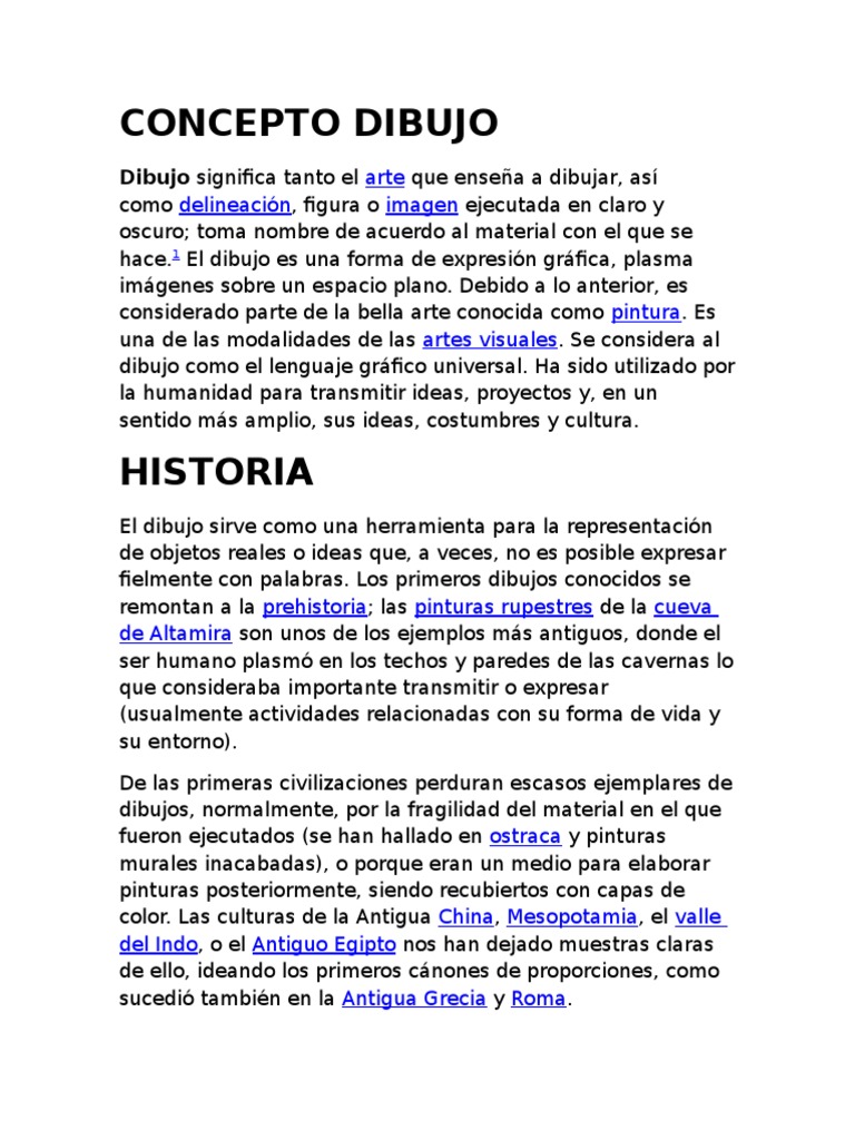 Concepto de Dibujo | PDF | Dibujo | Diseño de comunicacion