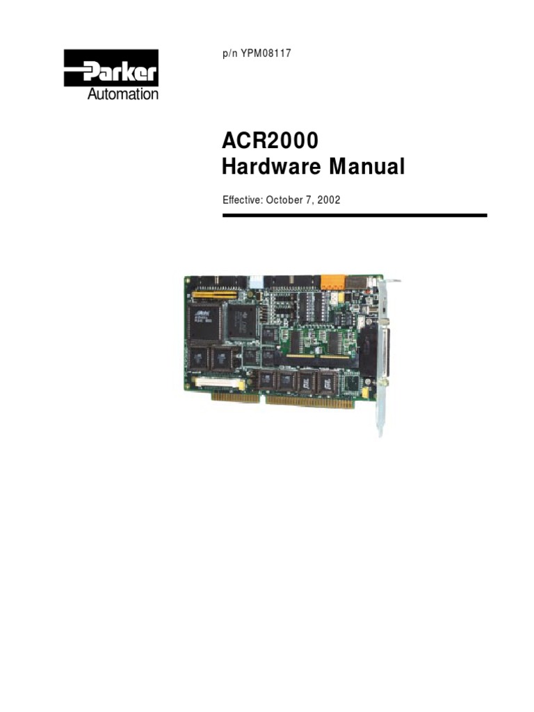 ACR2000 Hardware Manual ACR2000 Hardware Manual | PDF | Electrical ...