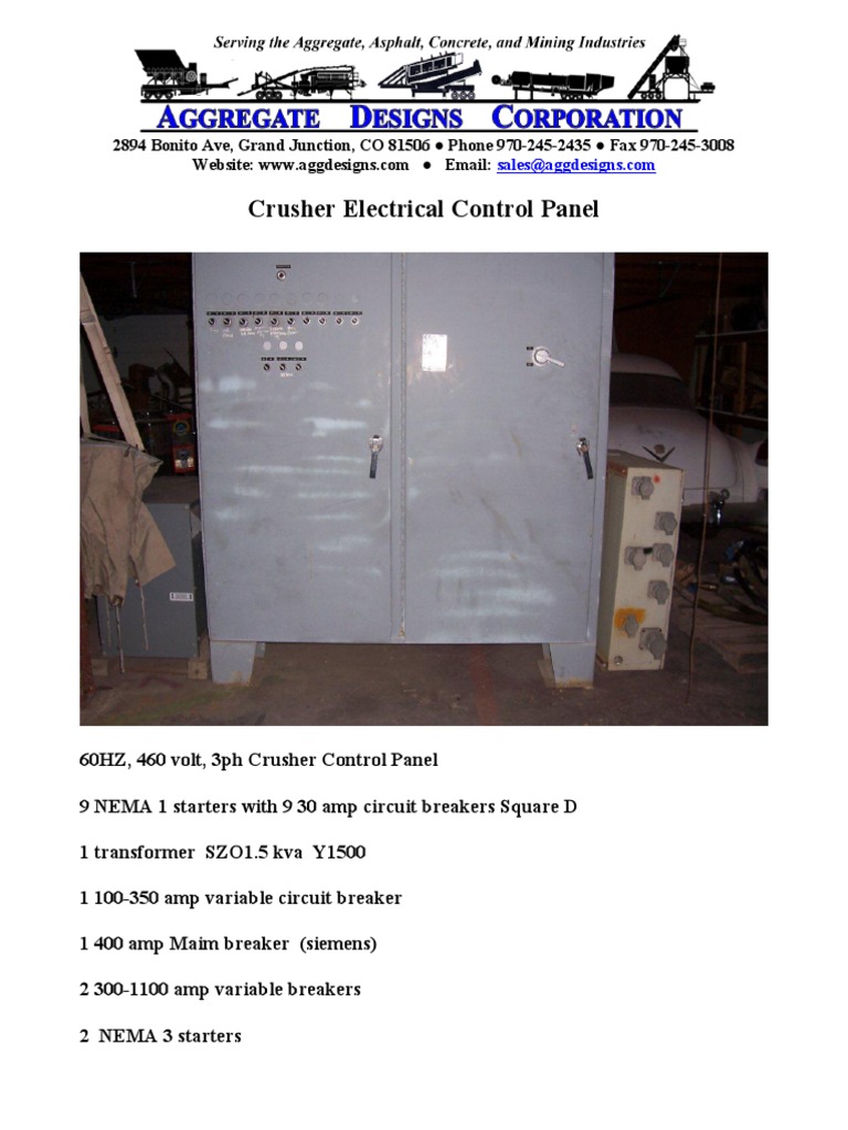 2500-31 Electrical Control Panel | PDF | Technology & Engineering