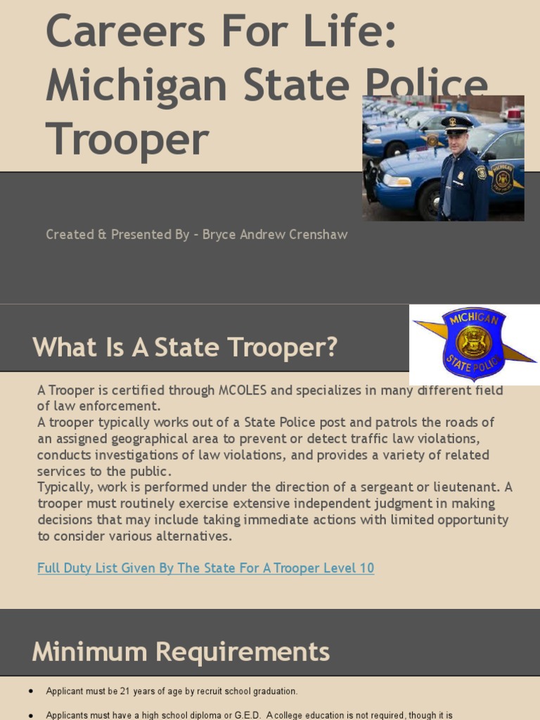 Career Presentation | PDF | Police | Criminal Justice