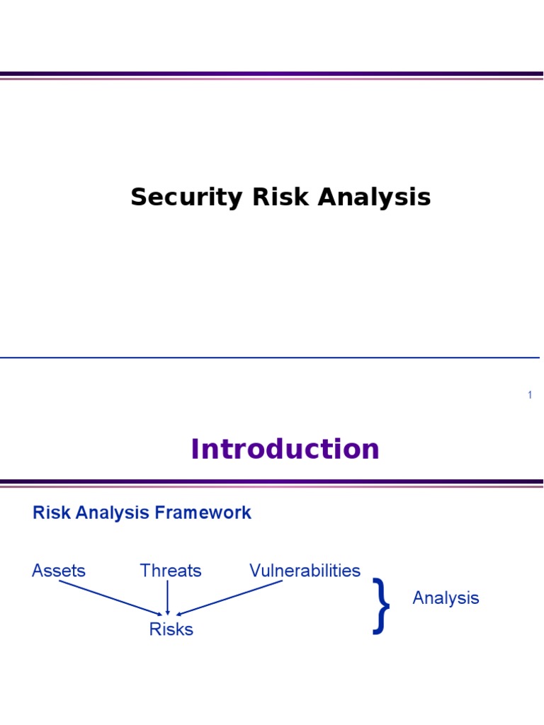 Security Risk Analysis & Requirements Engineering | PDF | Threat ...