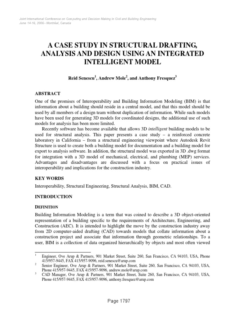 Structural Drafting Model | PDF | Building Information Modeling ...