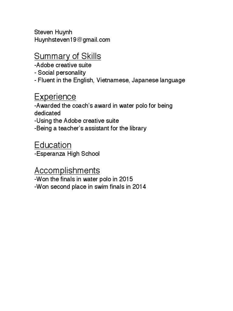Steven Huynh | PDF