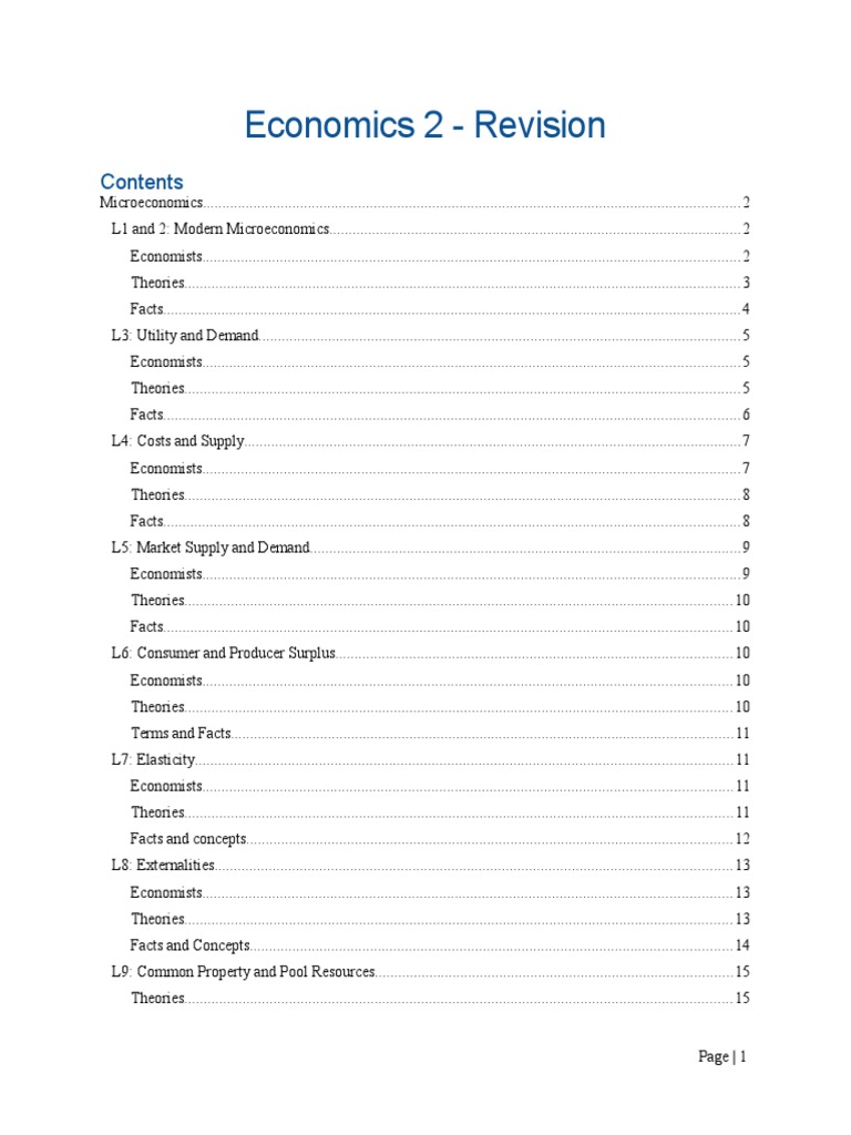 Basics of Microeconomics | PDF | Monopoly | Externality