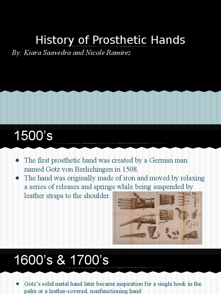 Prosthetic Hands | PDF