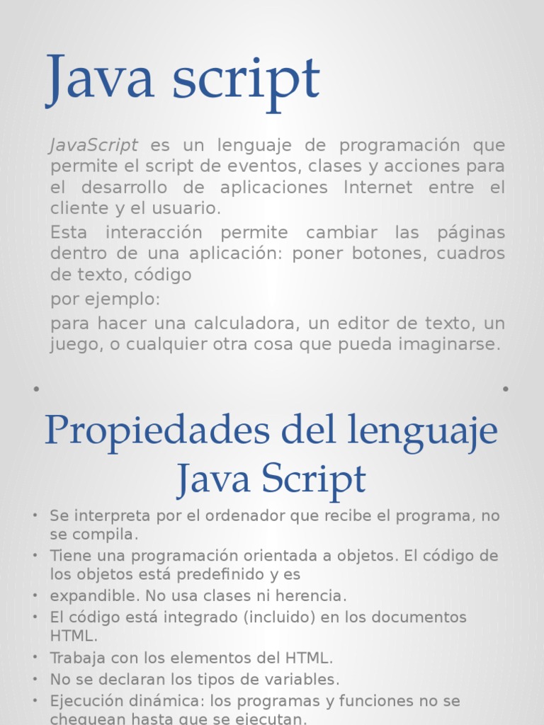Java Script Pdf Script Java Java Lenguaje De Programación 6421
