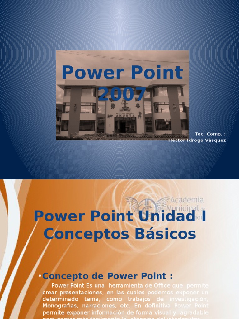 Diapositivas de Clases de Power Point. | PDF | Microsoft PowerPoint ...