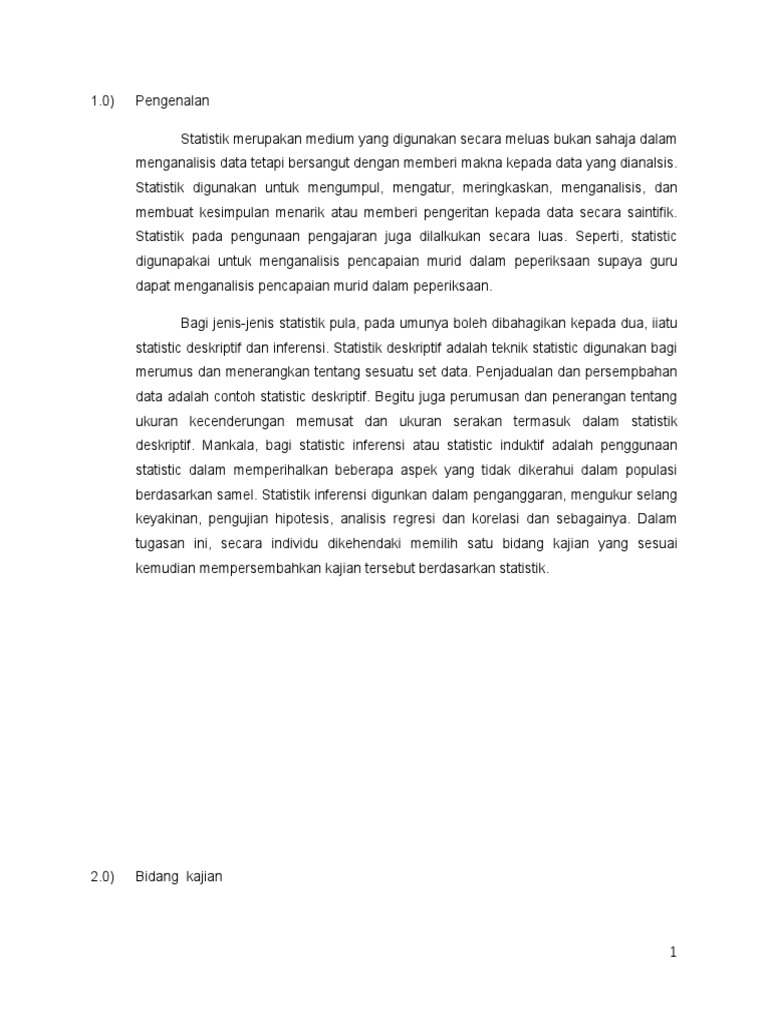 ANALISIS STATISTIK TERHADAP HUBUNGAN BILANGAN MUKA SURAT NOVEL DENGAN ...