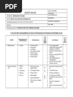 Jsa - Cable Termination | PDF | Knife | Personal Protective Equipment