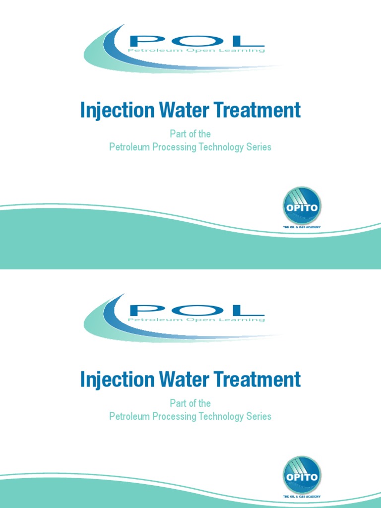 Injection Water Treatment PDF | PDF | Petroleum Reservoir | Filtration