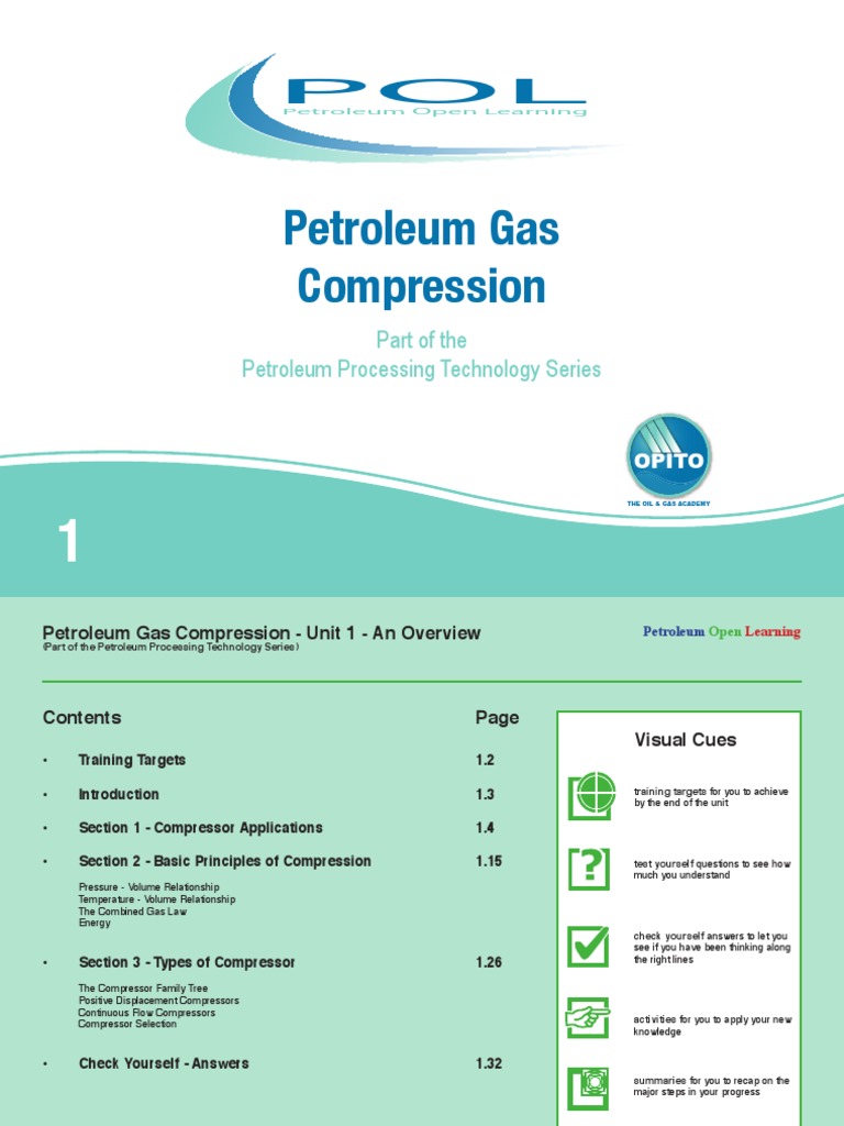 Petroleum Gas Compression Workbook 1 PDF | PDF | Gas Compressor | Gases