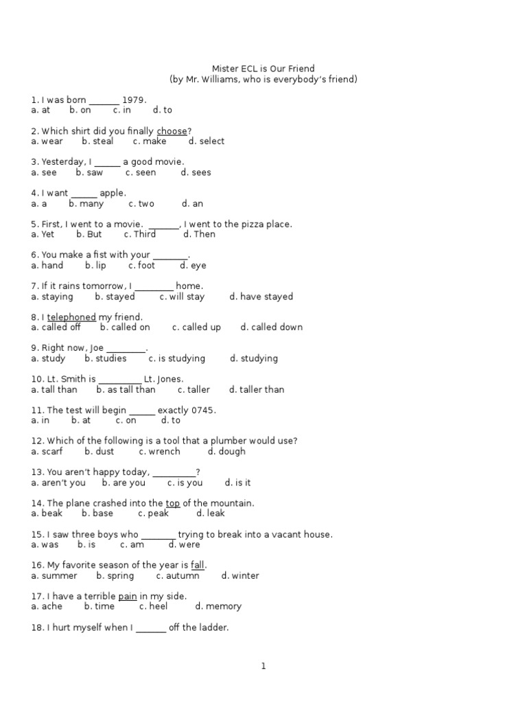 An Easy ECl Practice | PDF