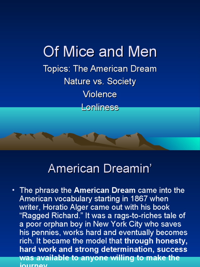 Of Mice and Men Themes