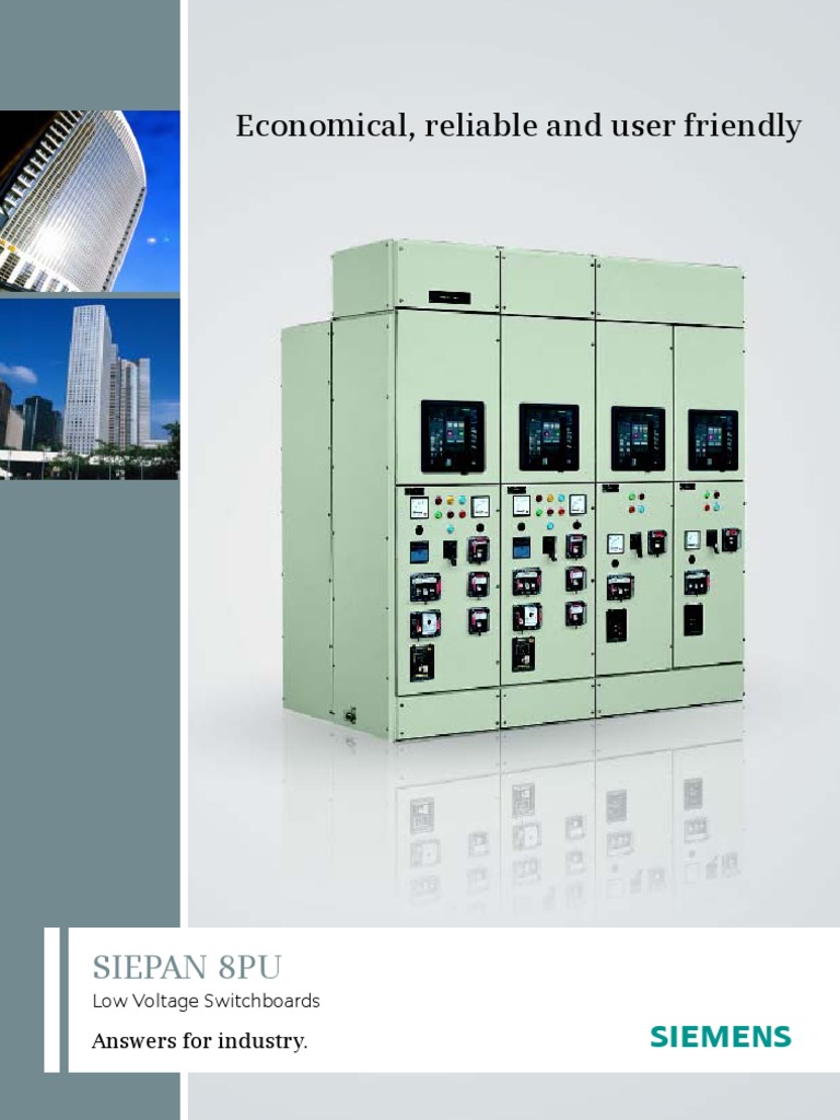 Siemens SIEPAN 8PU Panel Overview | PDF | Insulator (Electricity ...