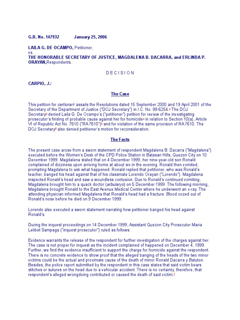 RA 7610 Child Abuse Act Full Text Cases | Prosecutor | Crimes