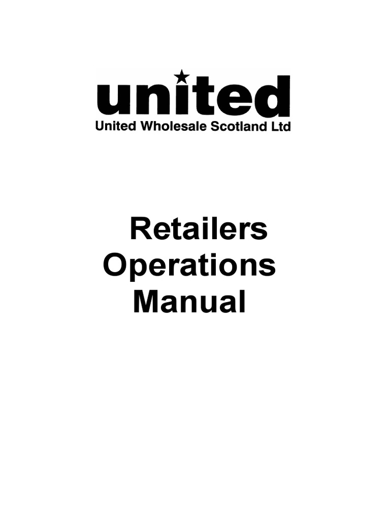 Retail Operations Manual | PDF | Identity Document | Contractual Term