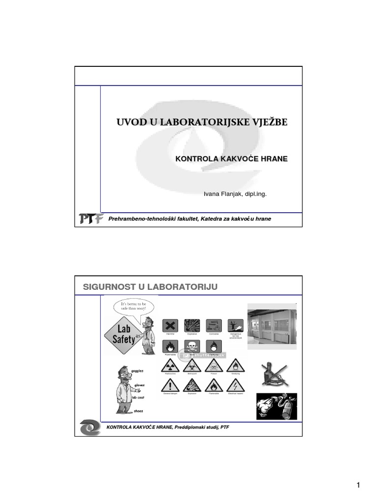 Uvod U Laboratorijske Vjezbe | PDF