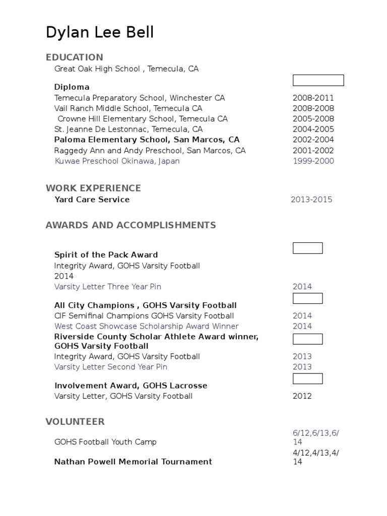 Dylan Resume | PDF