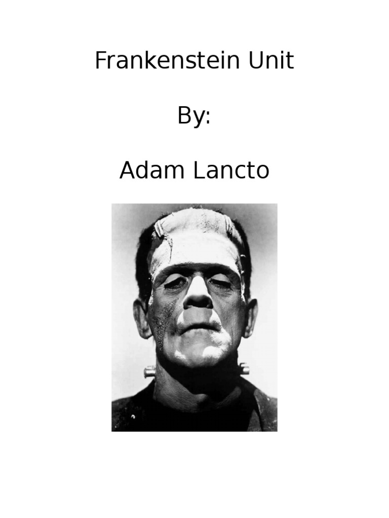 Frankenstein Unit | PDF | Frankenstein | Paradise Lost