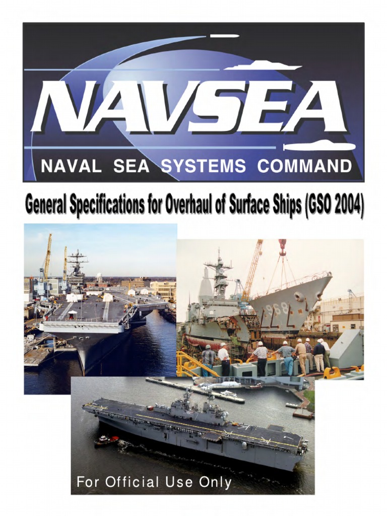 General Specifications For Overhaul of Surface Ships (GSO) PDF | PDF ...