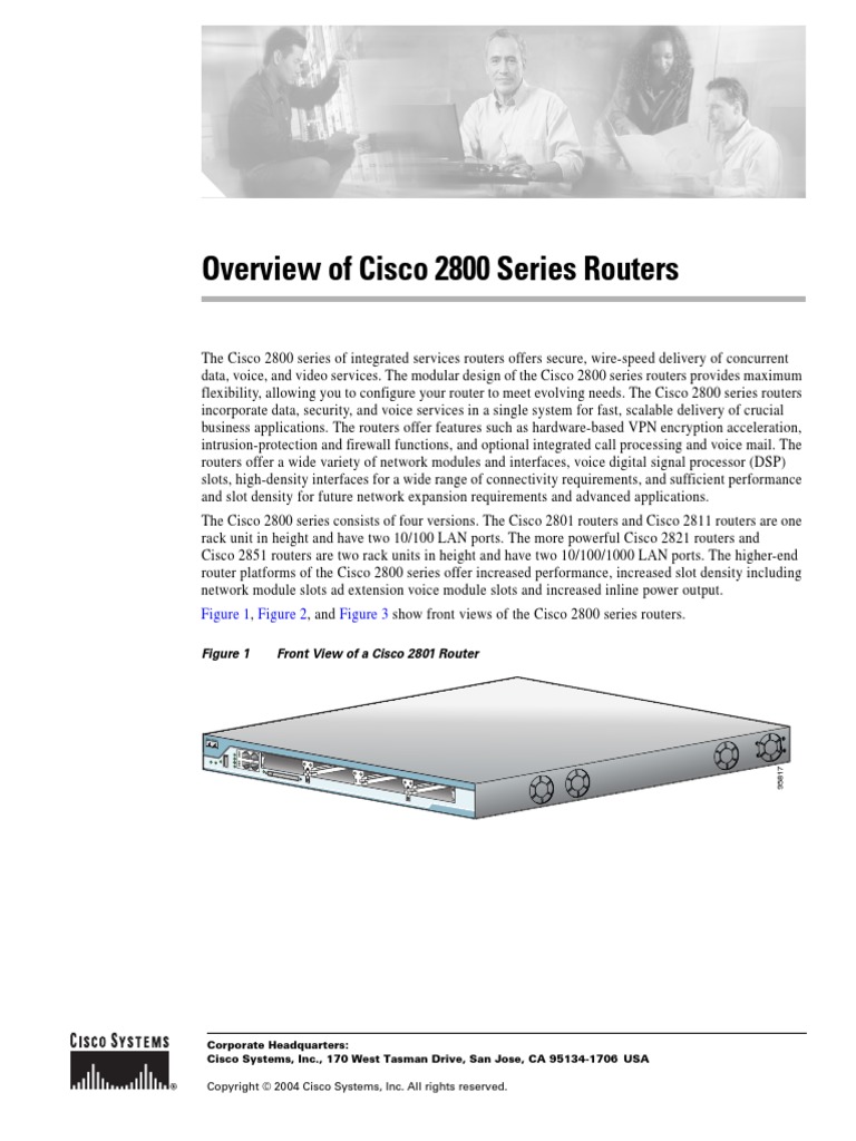 Overview of Cisco 2800 | PDF