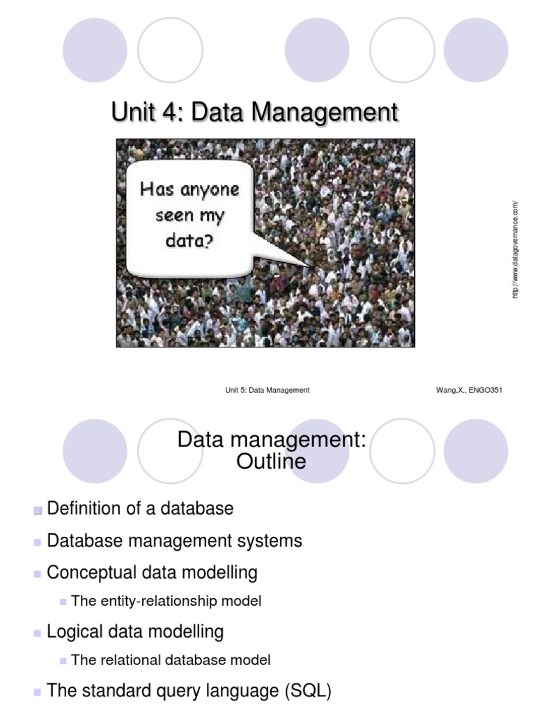 Unit4 Database | PDF | Relational Database | Conceptual Model