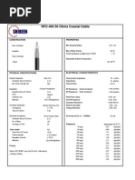 CNT-400 Product Specification | PDF | Coaxial Cable | Electromagnetism