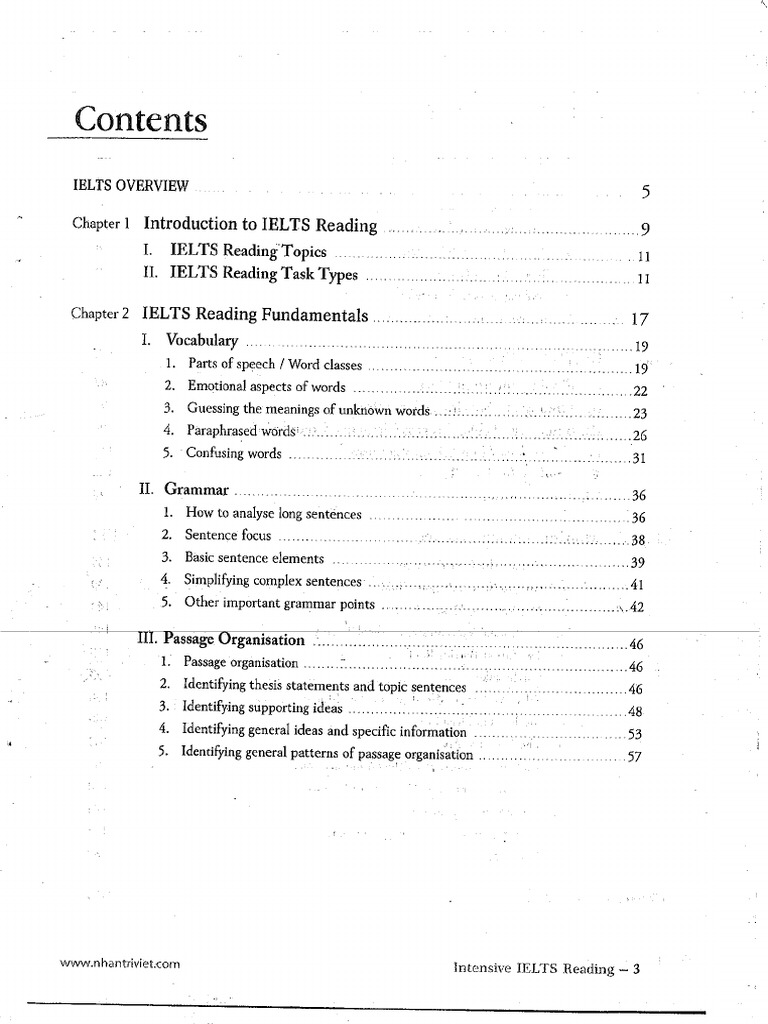 Intensive IELTS Reading | PDF