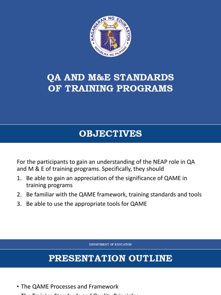 Neap M&e | PDF | Facilitator | Evaluation