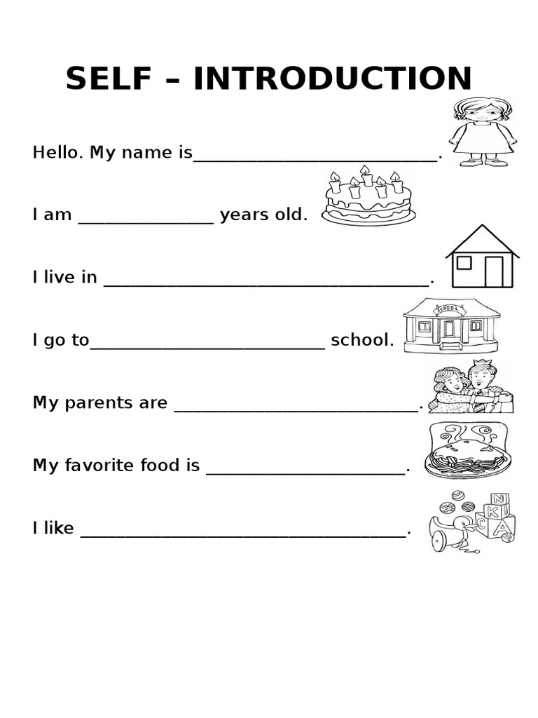 Self Introduction | PDF