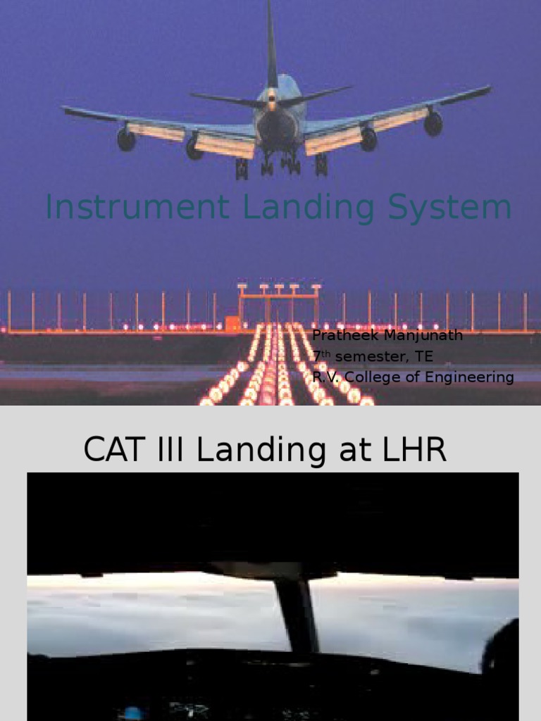 Instrument Landing System | Navigation | Broadcasting