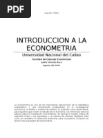 Modulo Econometria Admi. 2018 | PDF | Econometría | Métodos de evaluación
