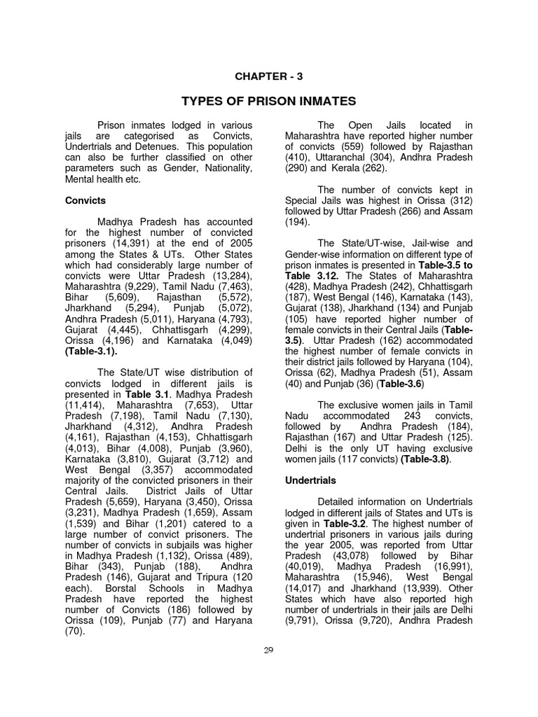 classification of prisoners.pdf | Penology | Law Enforcement