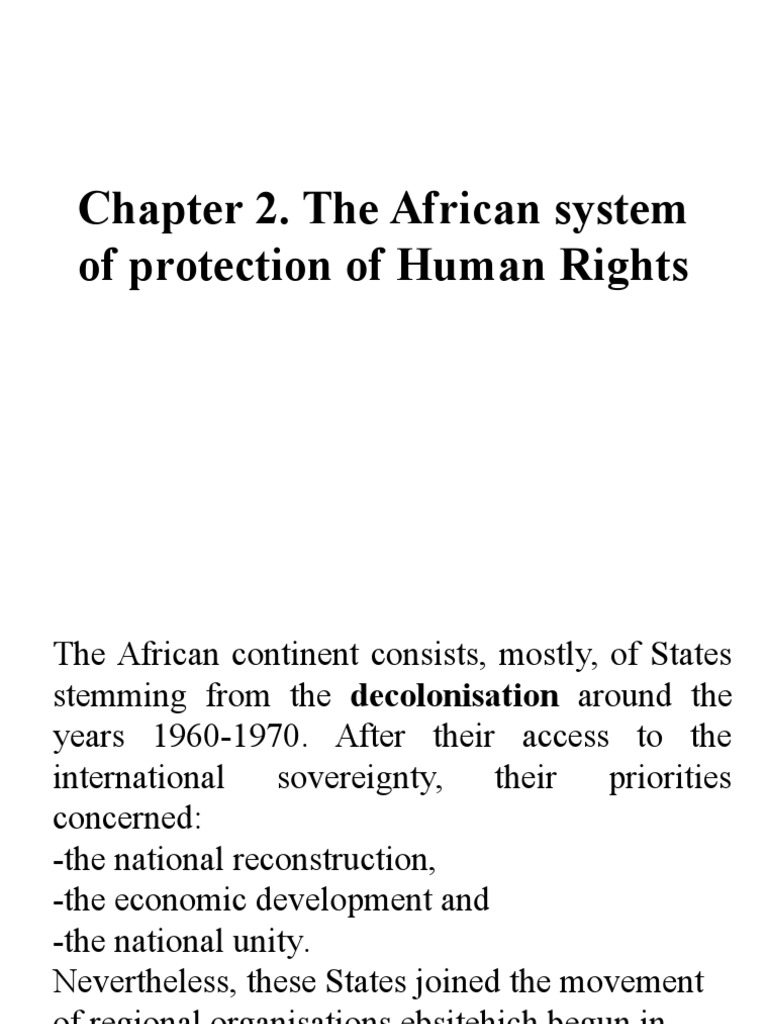 African Charter on Human Rights | PDF | African Union | Human Rights