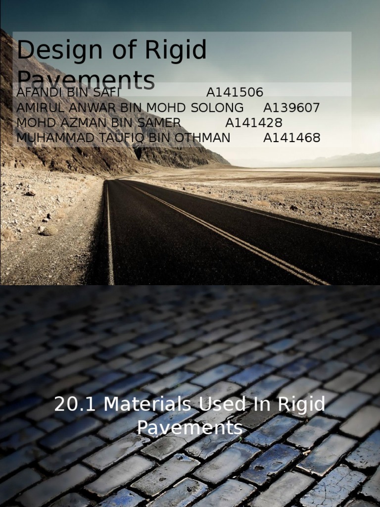 Rigid Pavement Design Procedures | PDF | Road Surface | Concrete